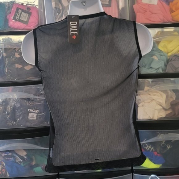 DALE MAS | Shirts | Dale Mas Black Mesh Muscle Shirt With Black Trim ...